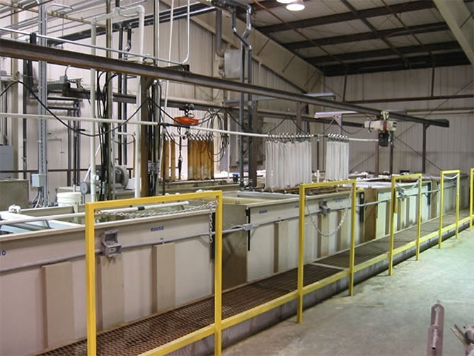 Plating - AZZ Highly Automated, High-Volume Plating Production