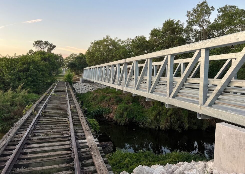 Legacy Trail Pedestrian Bridge: Spanning History and Sustainability - AZZ