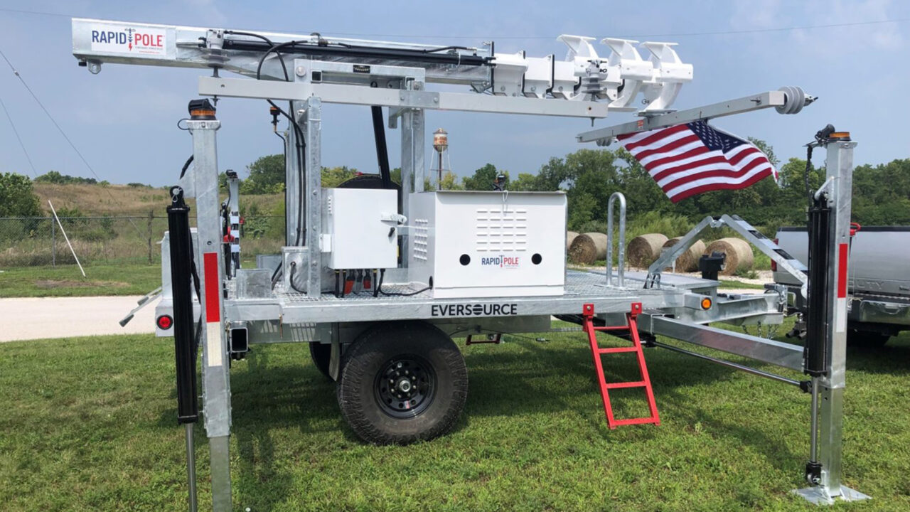 Rapid Pole Temporary Power Pole - AZZ